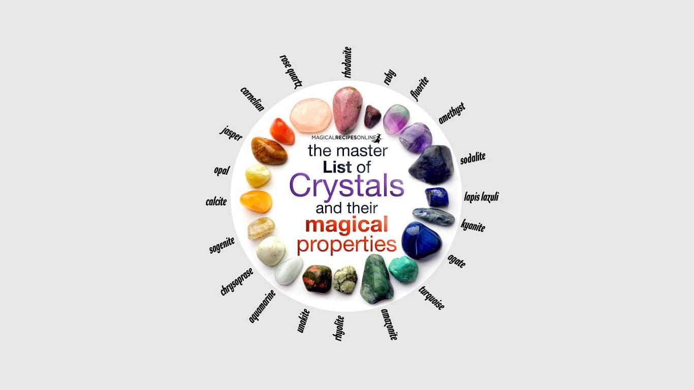 List of Crystals and their Magical Powers - Magical Recipes Online