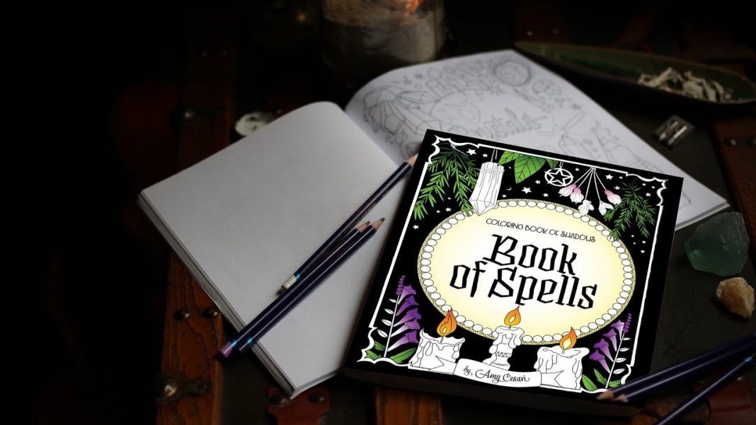 Coloring Book of Shadows: Book of Spells - Magical Recipes Online