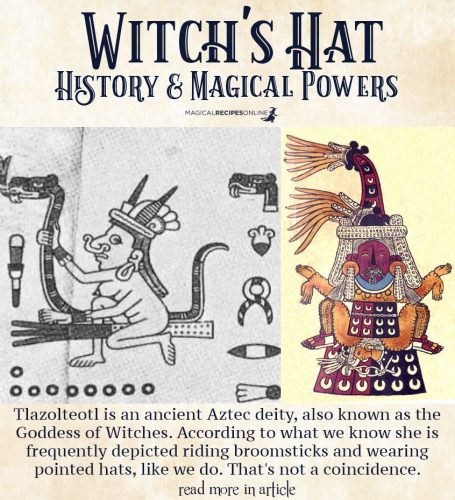 Witch's Hat. History & Magical Powers - Magical Recipes Online